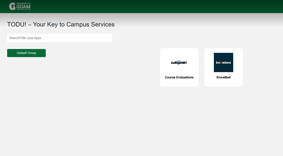 Instructions for Logging into todu.uog.edu (First Time Login ...