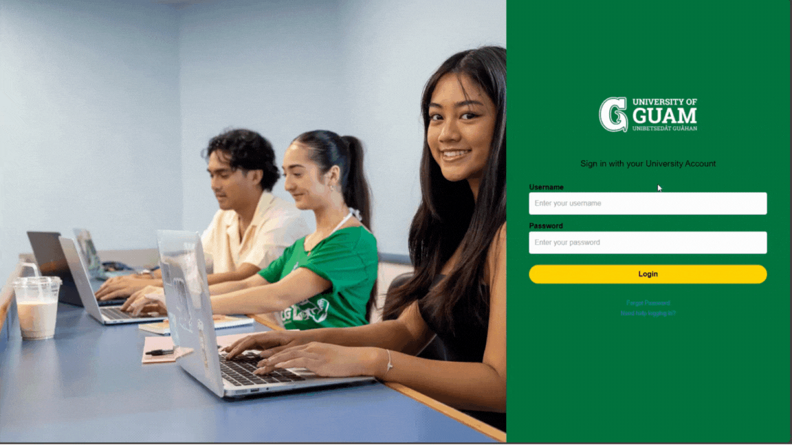 Instructions for Logging into todu.uog.edu (First Time Login ...